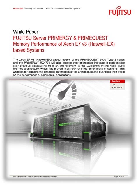 Wp Haswell Ex Memory Performance Ww En Pdf Computer Data Computer