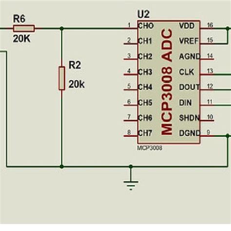 Mcp Adc Circuit To Monitor Battery State Download Scientific Diagram