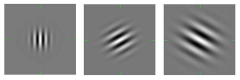 examples of the 2d gabor filters with various orientations 0 60