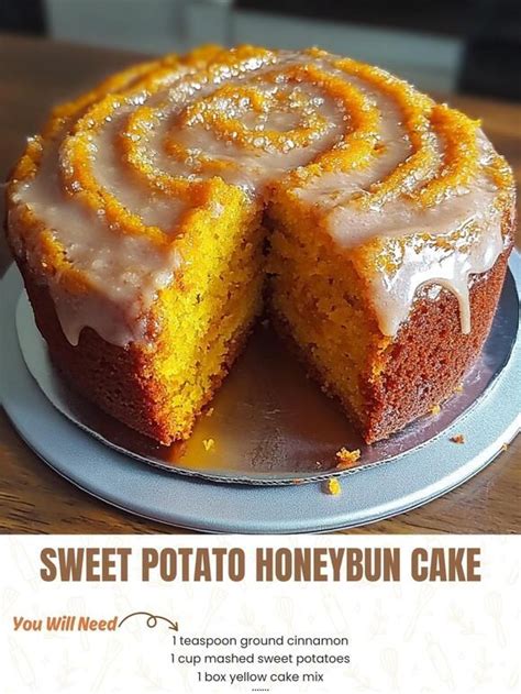 Discover Sweet Southern Comfort With This Sweet Potato Honeybun Cake