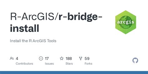 GitHub R ArcGIS R Bridge Install Install The R ArcGIS Tools