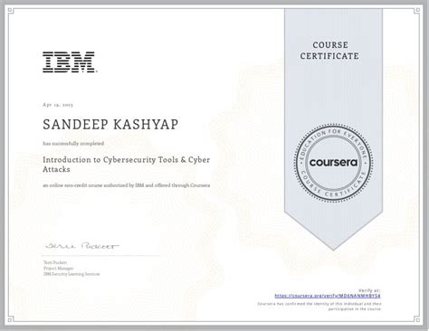 Sandeep Kashyap On Linkedin Im Happy To Share That I Have Completed Introduction To Cybersecurity…