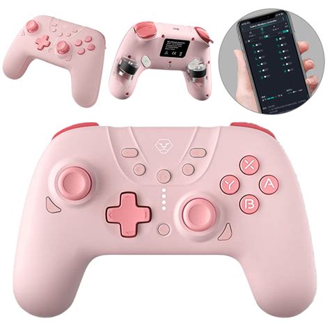 Husxh Wireless Controller Bluetooth Compatible 6 Axis Gyro Console Controller Turbo And Vibration