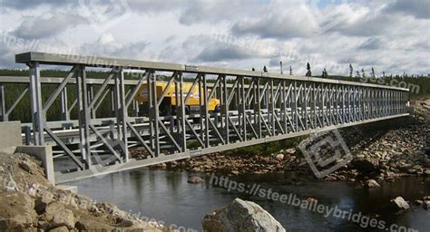 Delta Bridge Long Span Modular Steel Bridge Single Span 81m