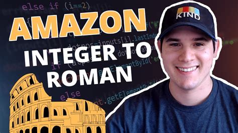Amazon Coding Interview Question Integer To Roman Leetcode Youtube
