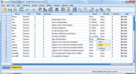 Introduction To SPSS 5 Appendix