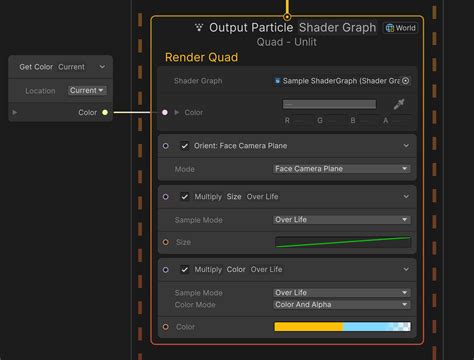 Good Way To Get Particle Properties Into Shader Graph Without Making