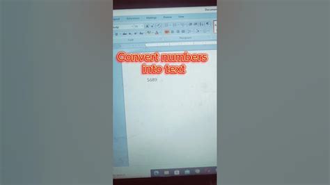 convert numbers into text exceltips msword msoffice youtube