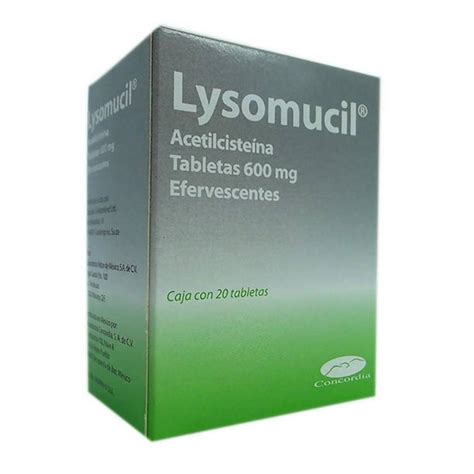 Lysomucil 600 Mg Con 20 Tabletas Efervescentes A Precio De Socio Sam