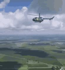 Helicopter Air Flip Crashing Down 