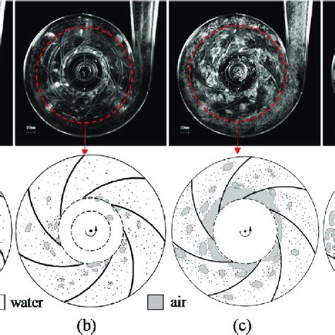 Pdf Visualization Of Gas Liquid Flow Pattern In A Centrifugal Pump Impeller And Its Influence