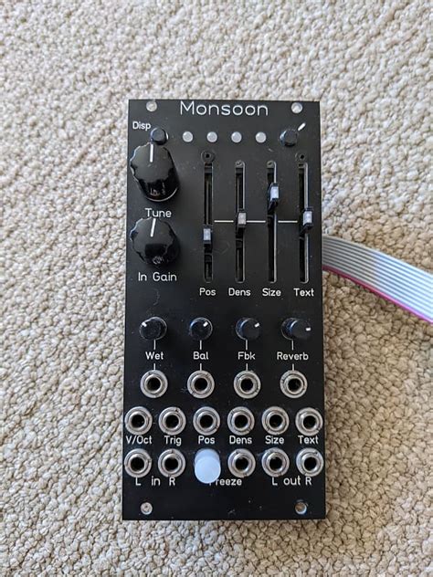 Michigan Synth Works Monsoon Expanded UBurst Clouds Black Reverb