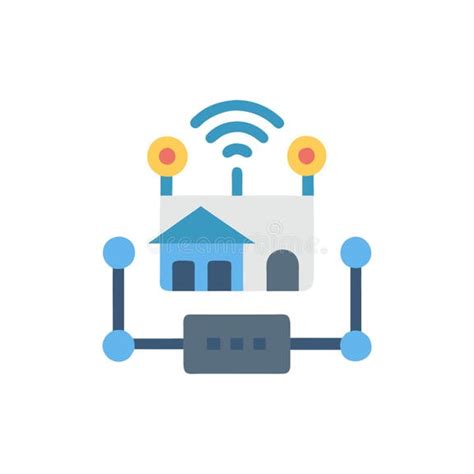 Essential Iot Gateway Icon For Connectivity Solutions Stock