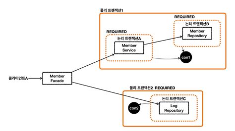스프링 Db 2편 데이터 접근 활용 기술 17 데이터 접근 기술 스프링 트랜잭션 전파 2 활용 2 나의 성장일기