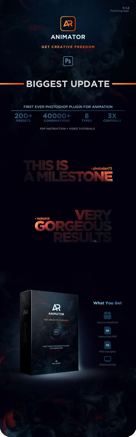 Animator Photoshop Plug In For Animated Effects Behance