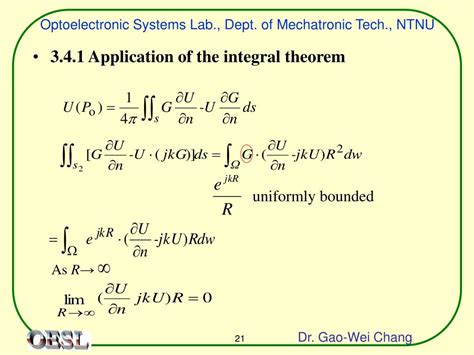 Ppt Chap 3 Foundations Of Scalar Diffraction Theory Powerpoint