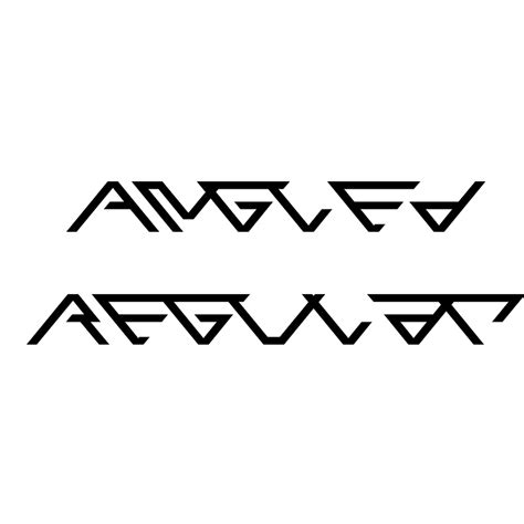 Angled Regular Free Fonts On