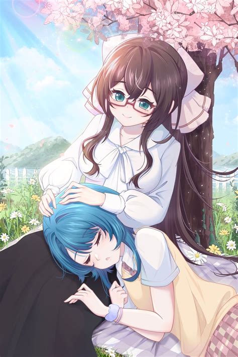 Aizawa Kazuha And Serizawa Chikaru Assault Lily Drawn By Miyahiroya