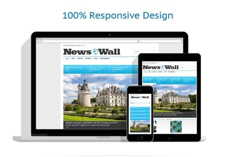 News Portal Responsive Website Template 50867