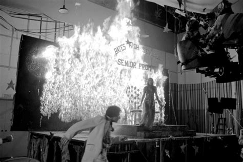 From The Film Carrie 1976 Shotonwhat Behind The Scenes