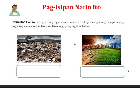 Pag isipan Natin Ito Panuto Panuto Tingnan | StudyX