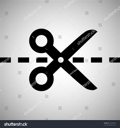 Simple Scissors Stock Vector Royalty Free