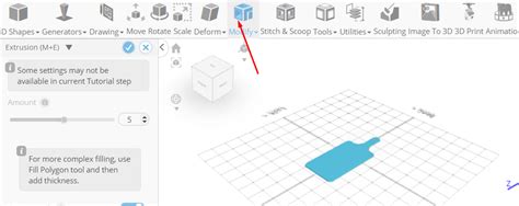 how to design a chopping board using selfcad instructables