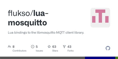 GitHub Flukso Lua Mosquitto Lua Bindings To The Libmosquitto MQTT Client Library