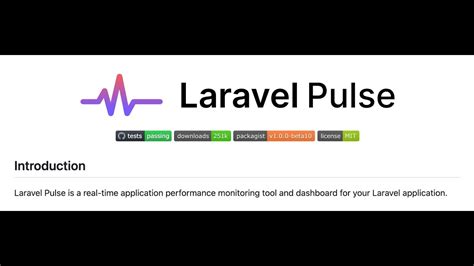 مانیتور و بررسی وضعیت لحظه‌ای اپلیکیشن لاراول با Laravelpulse Youtube