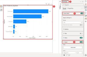 Show Percentage In A Power Bi Bar Chart Data Label