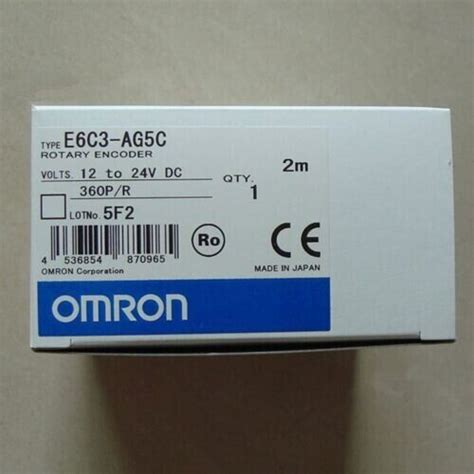 New In Box Original Omron E6c3 Ag5c 360p R Rotary Encoder Absolute Ebay