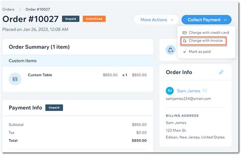 Wix Retail Pos Creating Invoices Help Center