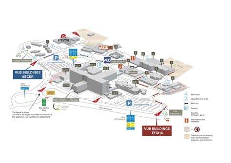 Campusplan Vrije Universiteit Brussel