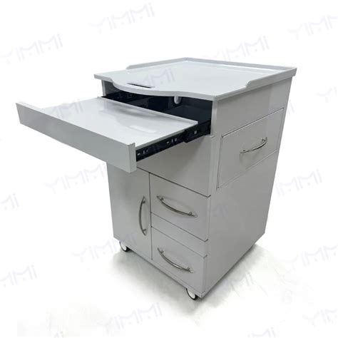 Multi Functional White Dental Cabinet Furniture Clinic Multiple Drawers