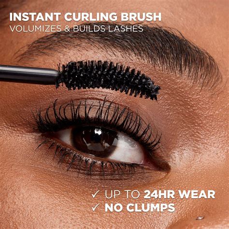 Voluminous Volume Building Mascara With Curved Brush Loréal Paris