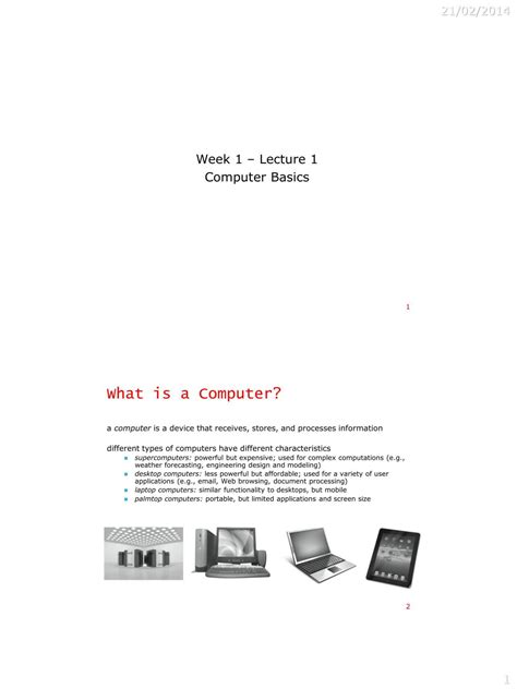 This Is Some Notes In Lecture Slides For Comp115 Comp1000