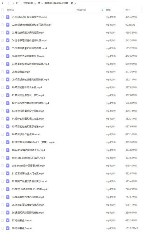 零基础ui精品实战班第三期免费下载 意欧游