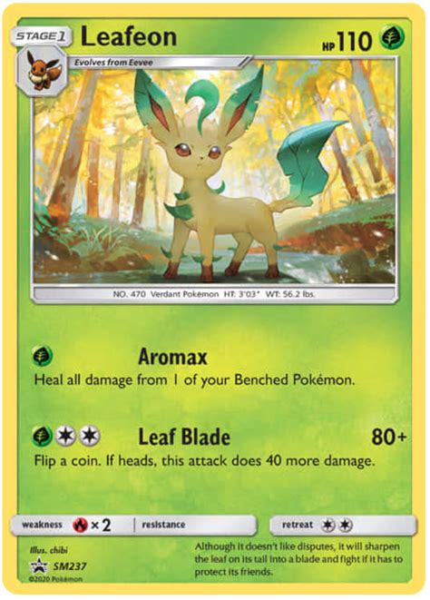 Leafeon Sun And Moon Promos 237 Pokemon Card