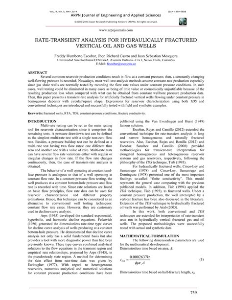 Pdf Rate Transient Analysis For Hydraulically Fractured Vertical Oil And Gas Wells