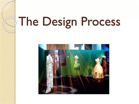 PPT The Design Process PowerPoint Presentation Free Download ID