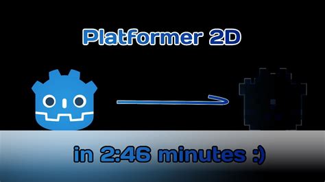 How To Make A D Platformer In Godot In Minutes YouTube