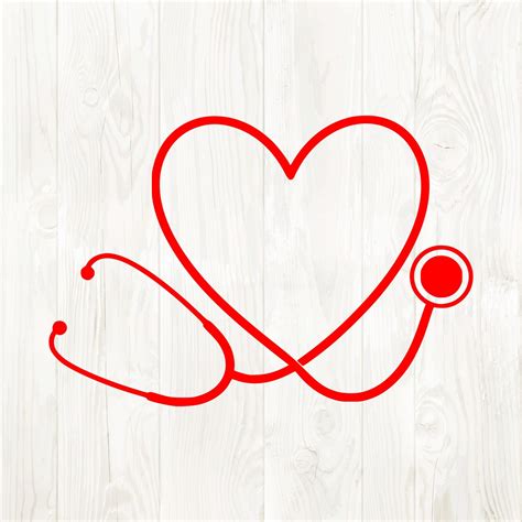 Stethoscope Heart Svg Heart Stethoscope Png Heart Stethoscope Clipart