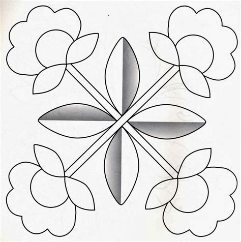 Схема аппликации из бумаги