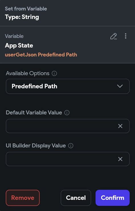 Can You Add A Predefined Path To Json App State Flutterflow