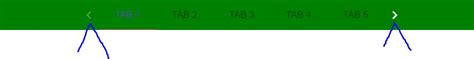 Css Angularjs Configure Md Tabs Arrow Color Visibility Stack