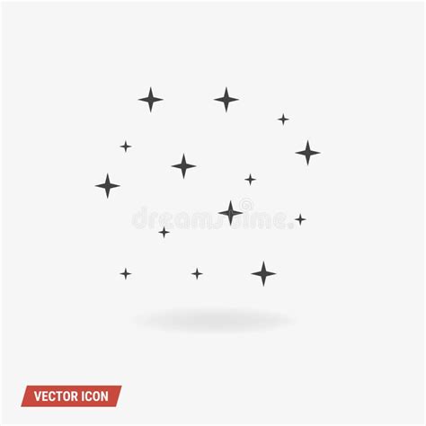 Stars Icon Vector Vector Illustion Flat Design Style Stock Vector Illustration Of Drawing
