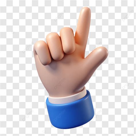 웹 배너 포스터 인쇄를 위한 흰색 배경 3d 스타일 디자인 남자 피부에 소매에 손가락 터치 제스처 남성 손의 벡터 일러스트 레이 션 손가락 터치 제스처 아이콘 3d