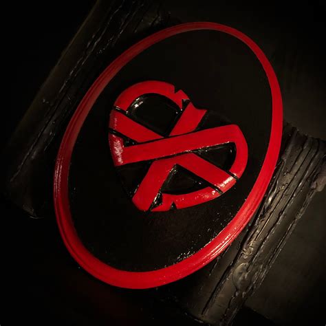 Crass 3d Sculpted Valentine Punk Rock Anarcho Valentine Etsy