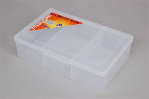 Compartment Clear Plastic Storage Box BMHE