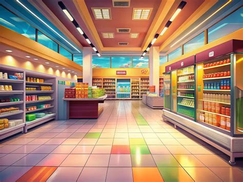 Modern Supermarket Interior Design A Showcase Of Clean Lines Efficient
